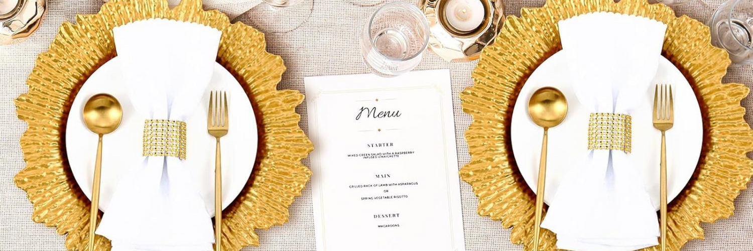 Charger Plate Sizes: Guide to Choosing the Right Size for Your Table ...