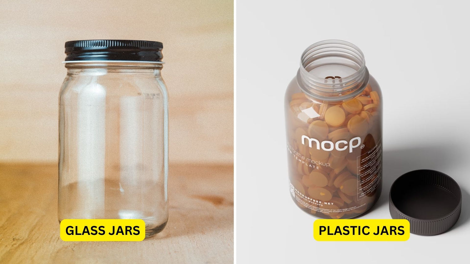 Glass Or Plastic Jar: Which Is Better for Food Storage? – KimEcopak