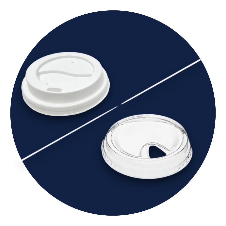 Lids For Cup-Flat Lids, Sip Lids, Dome Lids – KimEcopak