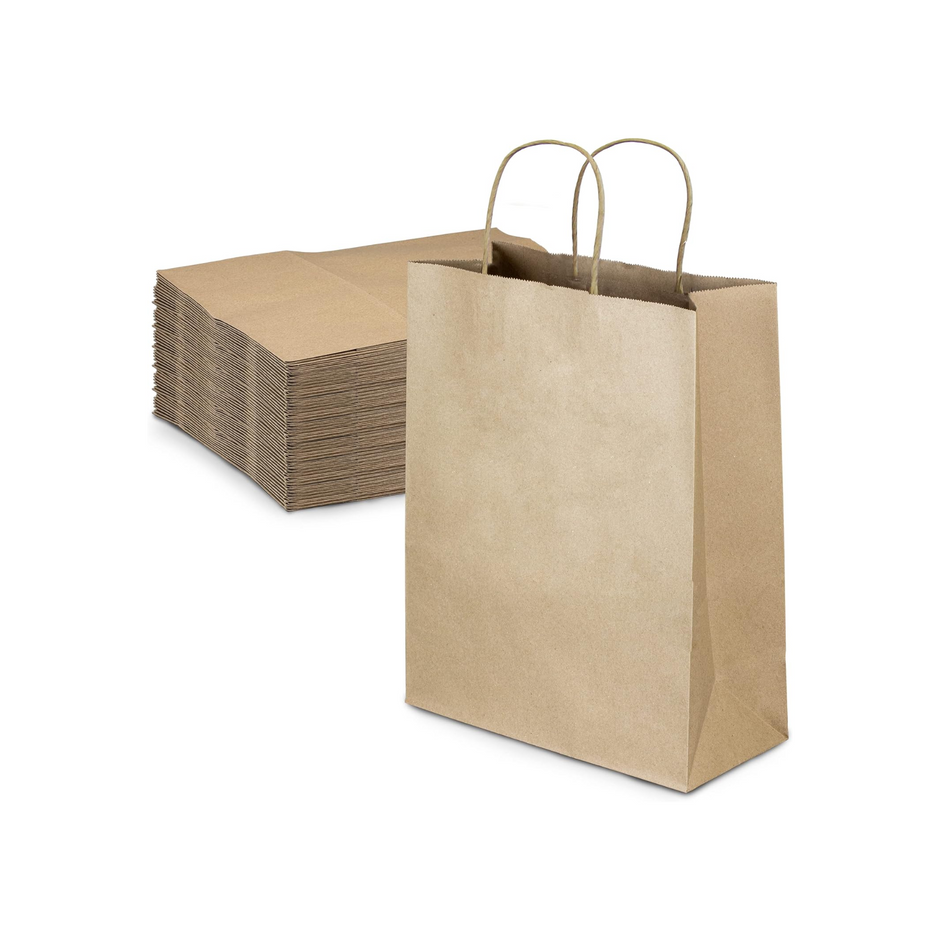 Bulk Paper Bags For Grocery, Shopping, Gift-Free Printed Logo – KimEcopak
