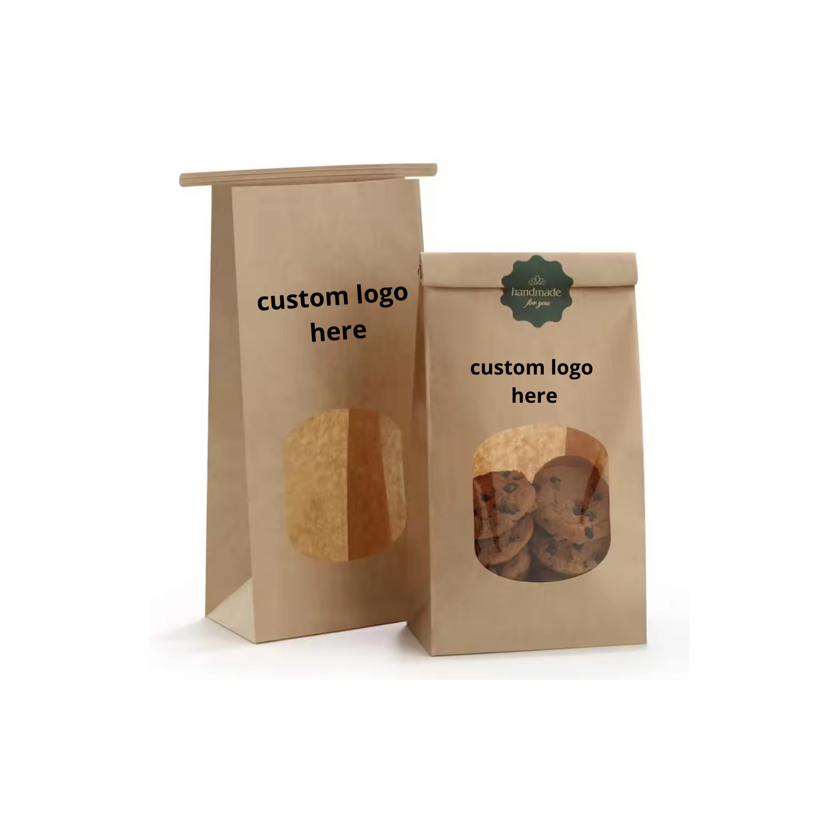 Kraft Bakery Cookie Box with Window Custom Logo Wholesale in Canada ...