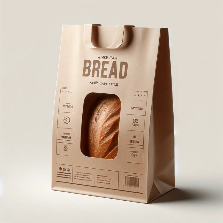 custom logo bakery bag paper bags – KimEcopak